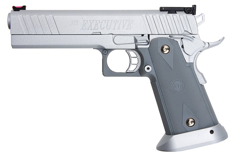 Army Armament R609 STI Executive Hi-Capa GBB Pistol - Silver – 007 ...