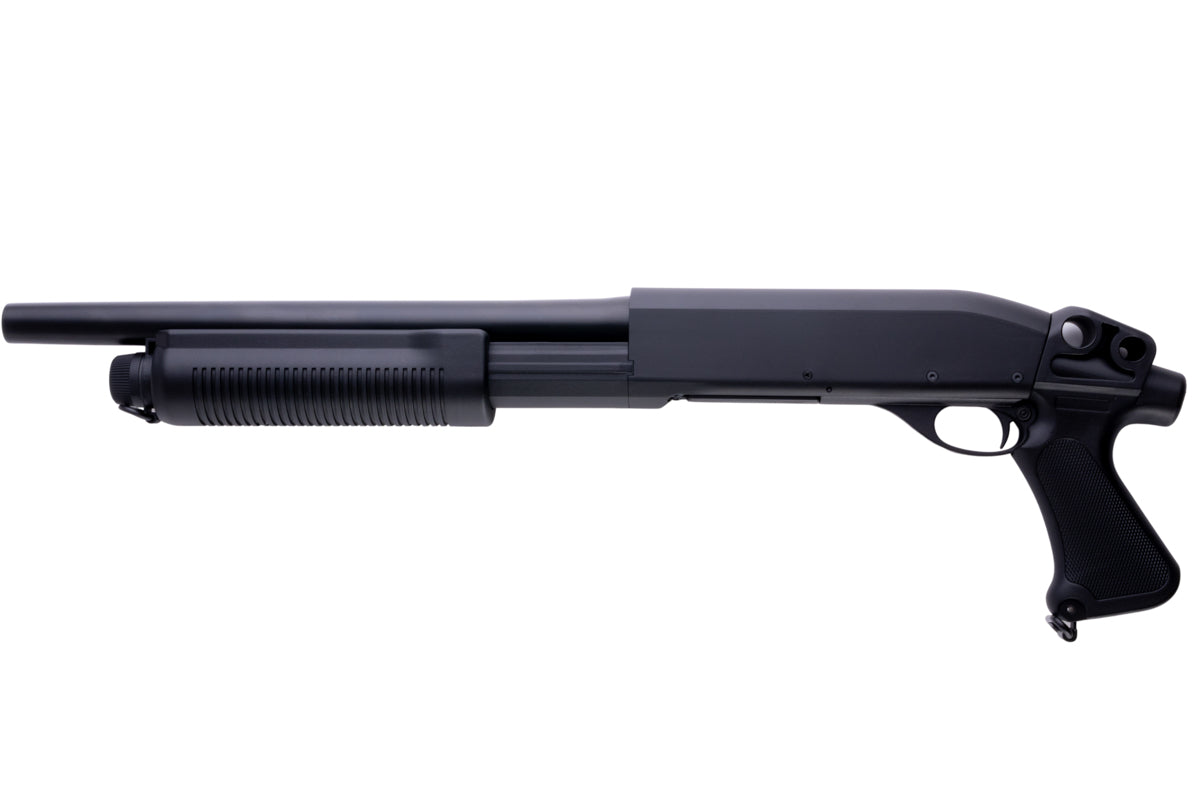 CYMA M870 Tri-shot Shorty Springer Tri-Shot Shotgun – 007 Airsoft Ltd.