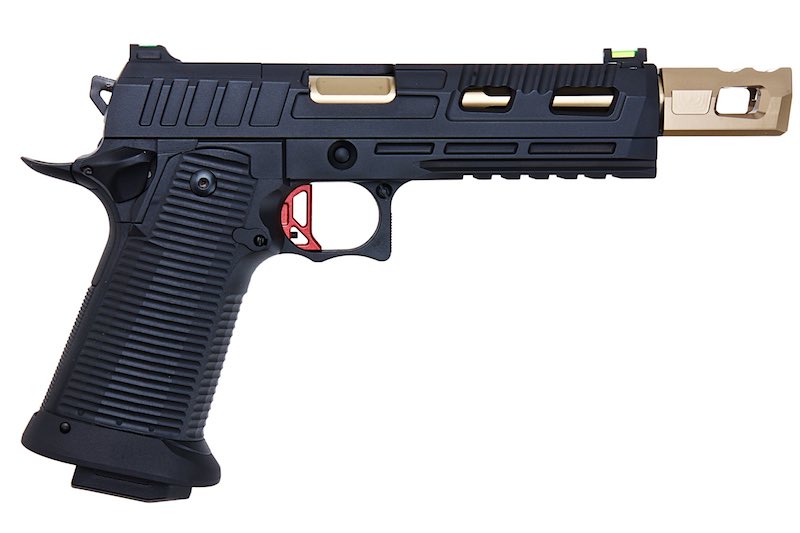 KJ KP-19 Optic Ready Hi-Capa GBB Pistol with Compensator – 007 Airsoft Ltd.