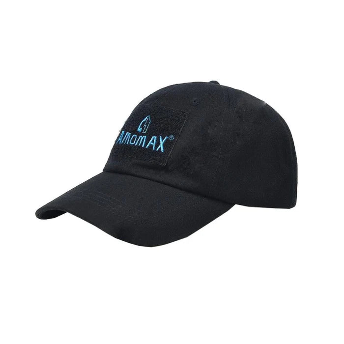 Amomax Baseball Cap - Black – 007 Airsoft Ltd.