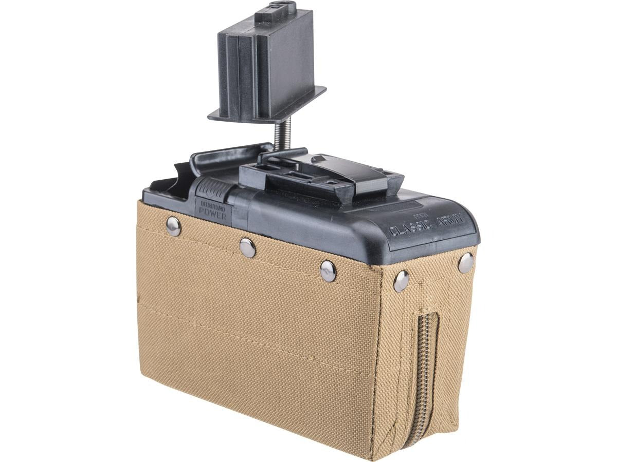 Classic Army 1200 Round Box Magazine for Airsoft M249 AEG Light Machin ...