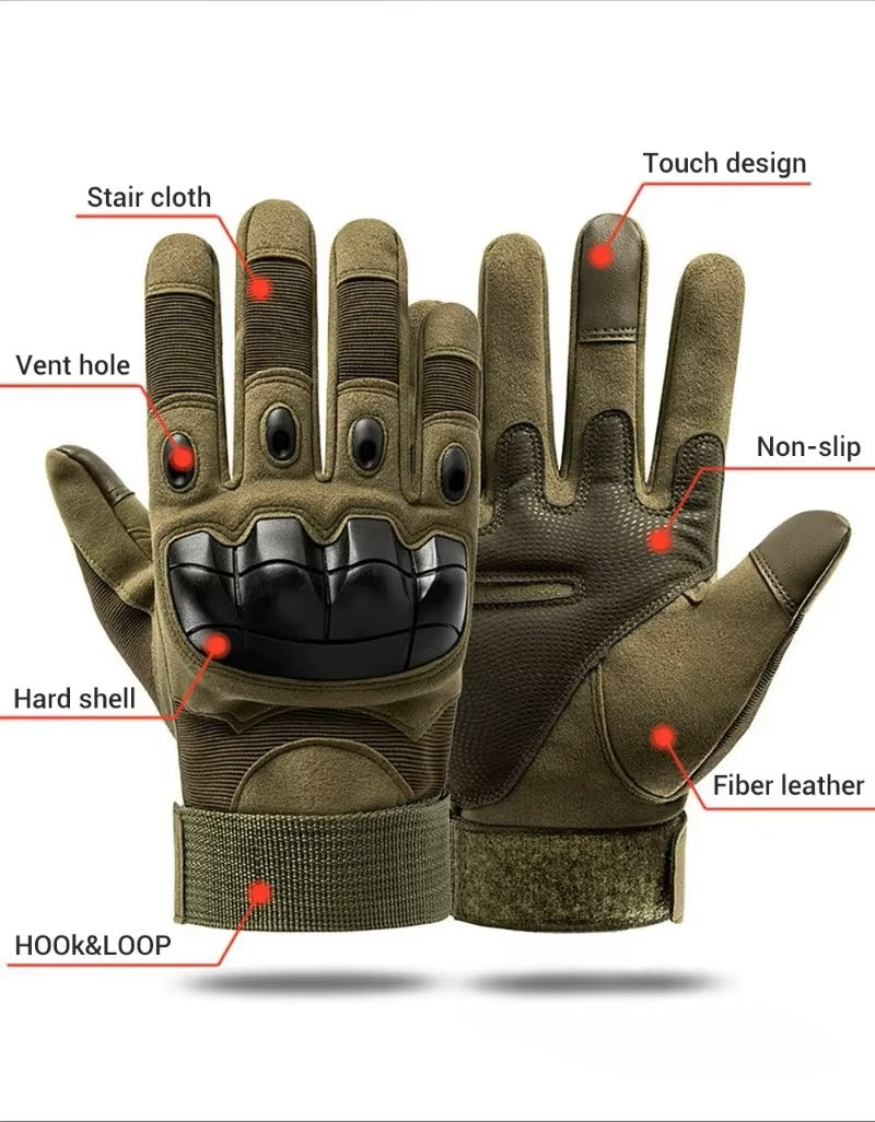 Outdoor Hard Knuckle Tactical Gloves – 007 Airsoft Ltd.