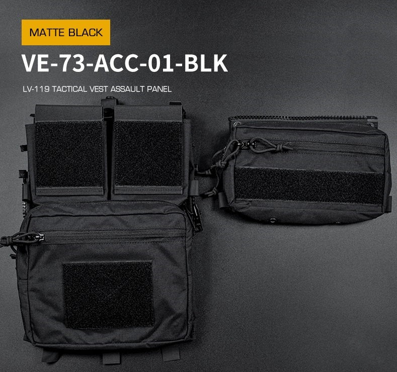 WOSport LV119 Assault Back Panel – 007 Airsoft Ltd.