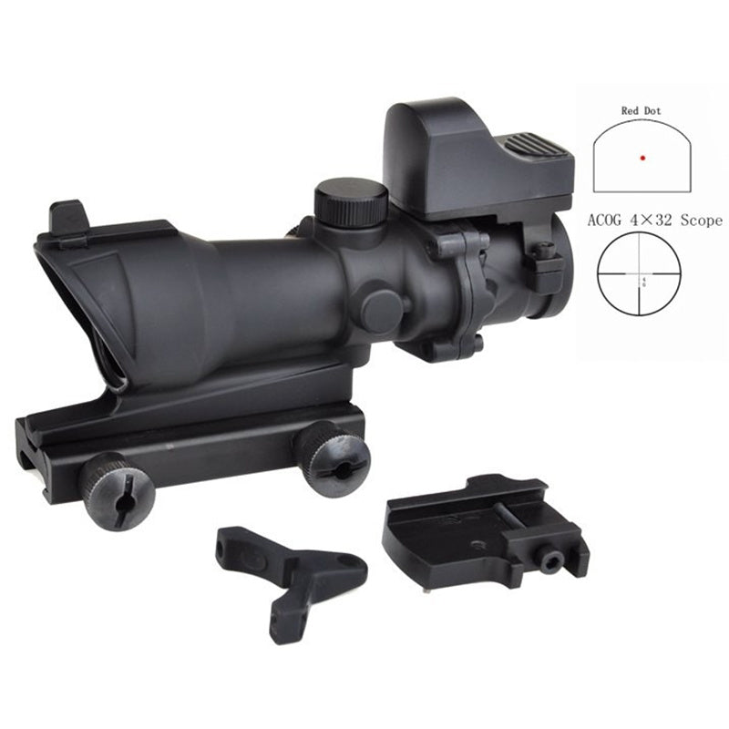 ACOG TA01 with Doctor Red Dot Scope Replica – 007 Airsoft Ltd.