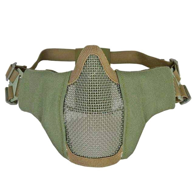 Mesh Mask with Soft Cheeks OD – 007 Airsoft Ltd.